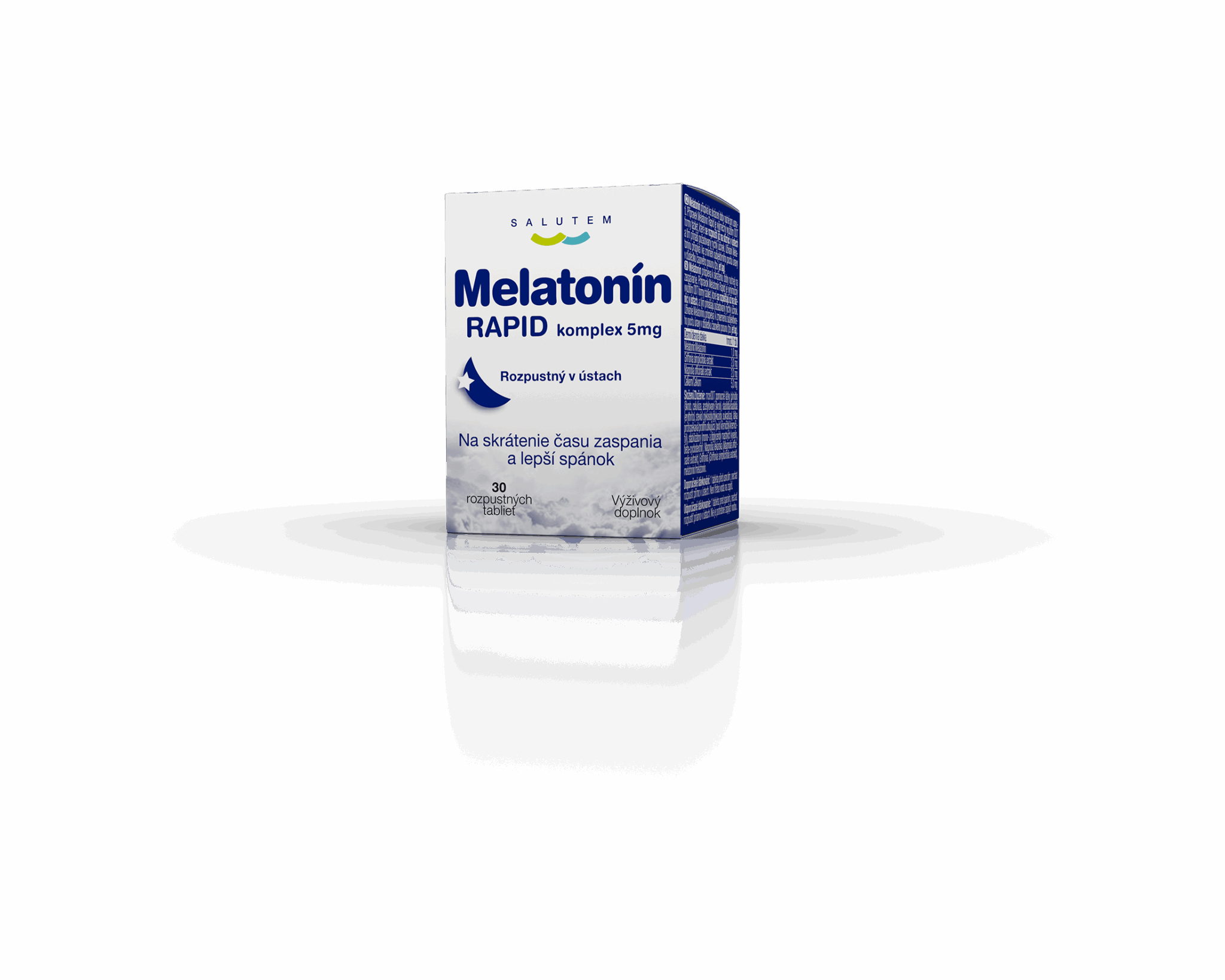 Melatonin RAPID komplex 5mg SALUTEM 30tbl - PLUS eRecept